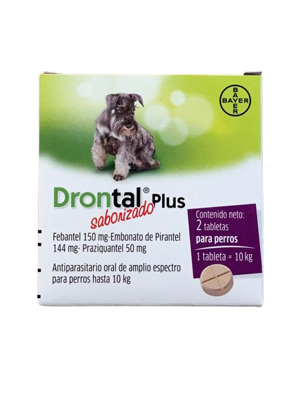 Drontal Plus perro 10Kg 2 comp – Farmacia Veterinaria